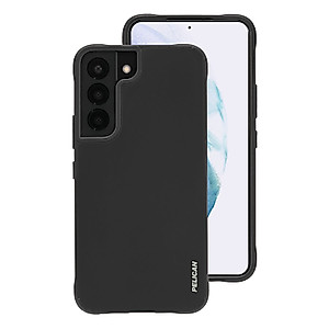 Pelican Ranger Series - Samsung Galaxy S22 Case [Wireless Charging Compatible] Protective Phone Case with Anti-Scratch Tech [15FT MIL-Grade Drop Protection] Slim Rugged Case Cover for S22 5G - Black