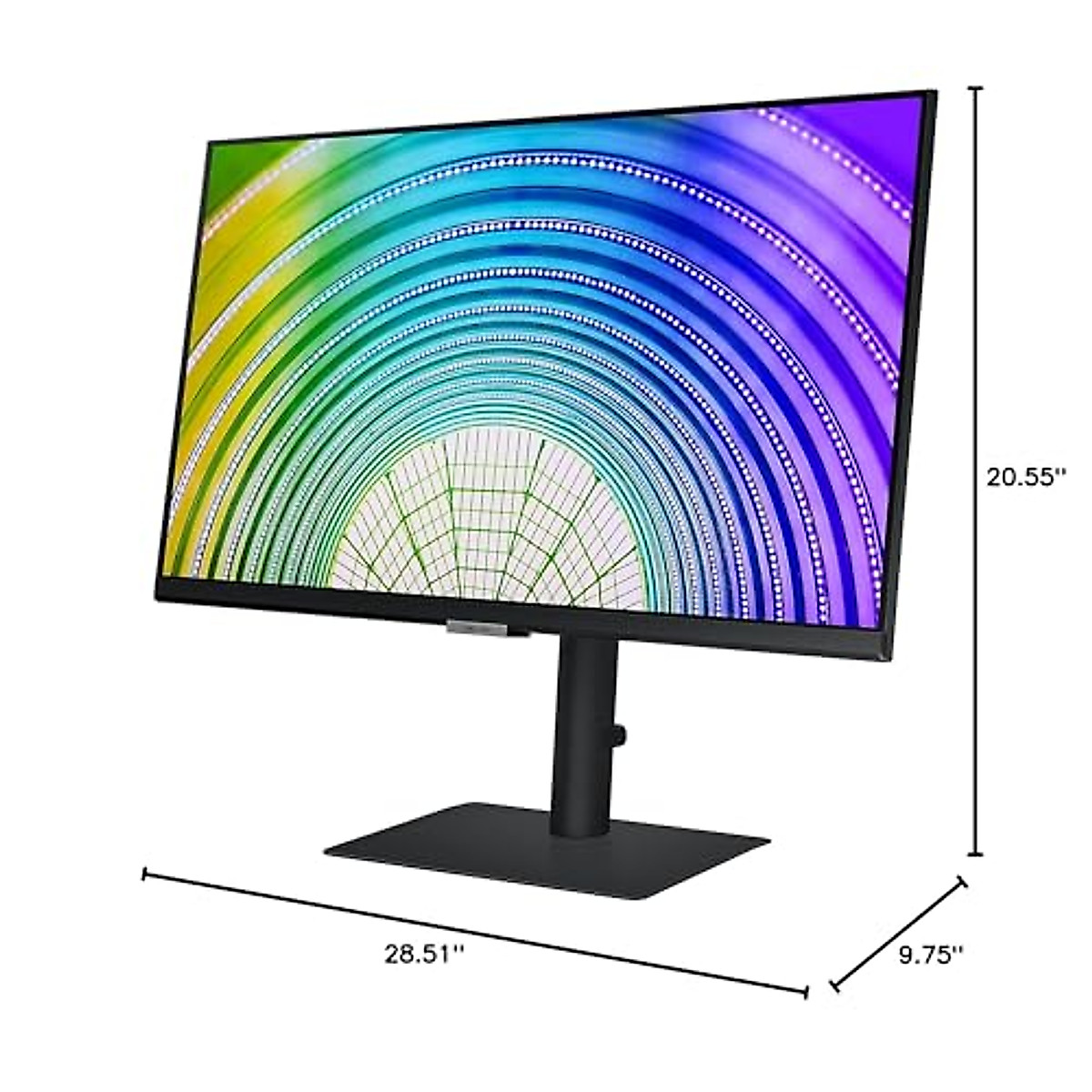 SAMSUNG S60UA 27-Inch QHD 2560 x 1440 Hi-Res 75Hz IPS Monitor HDMI, DP1.2, USB-C, Tilt, Swivel and Pivot (Renewed)
