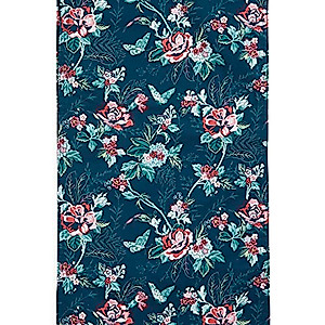 Vera Bradley Women's Cotton Reversible Table Runner, Rose Toile - Recycled Cotton, One Size