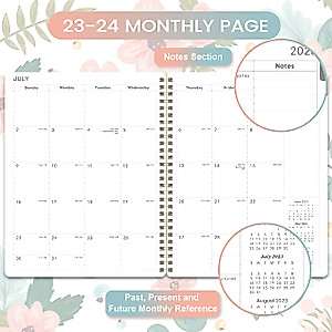 2023 Planner - Planner 2023, with Weekly and Monthly Spreads, 8’’ x 10", Jan 2023 - Dec 2023, Monthly Tabs, Twin-Wire Binding, Thick Paper, Check Boxes, Flexible Cover, Perfect Daily Organizer