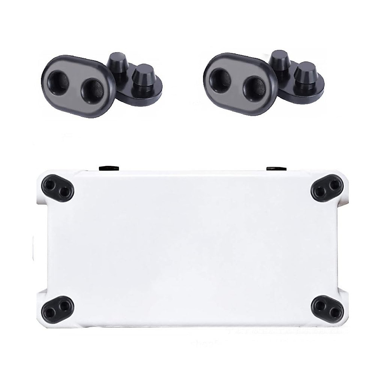 Hzaiwy 2PCS Cooler Rubber Feet Replacement for YETI,Non-Slip Cooler Rubber Feet for RTIC 45qt 65qt 110qt 145qt,Thickened Soft Rubber Feet Bottom for YETI (Black