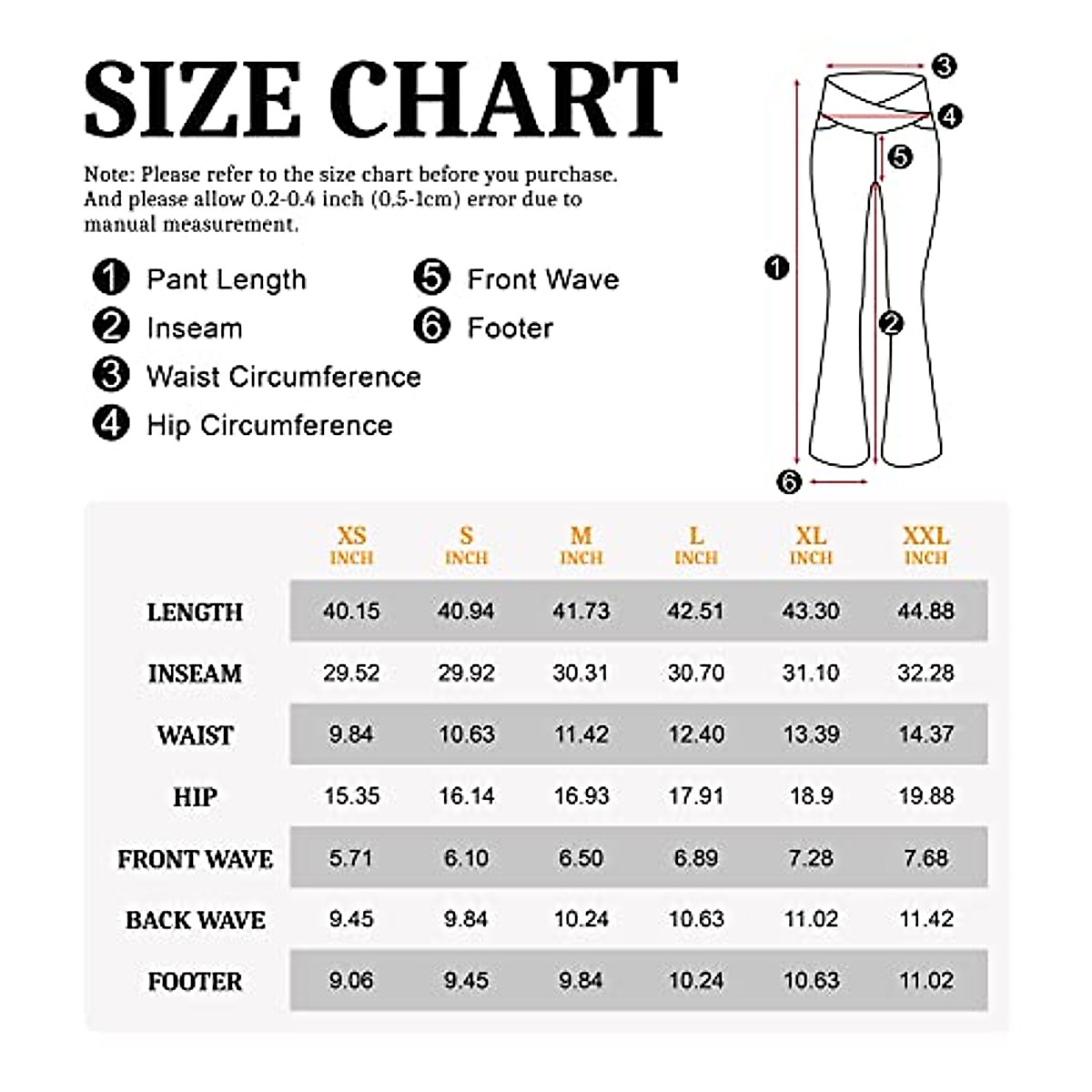 HEGALY Women's Flare Yoga Pants - Crossover Flare Leggings High Waisted Bootcut Bell Bottom Workout Sweatpants Black