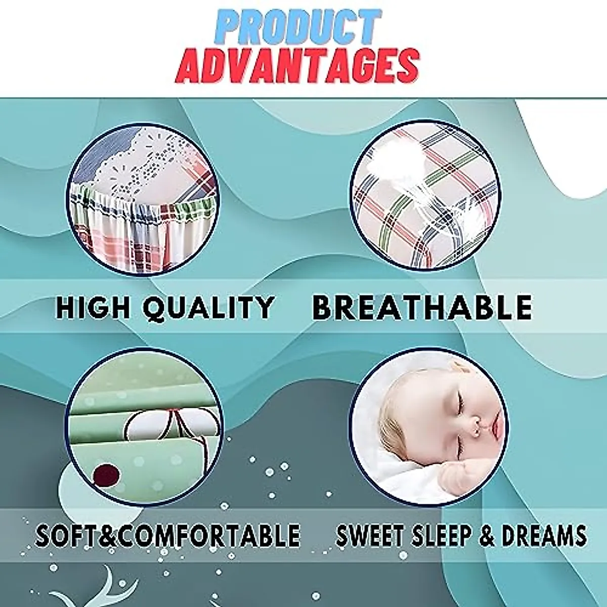 Cherry Blossom Sheets Full Size, Sakura Japanese Style Bed Sheets, Patterned Bedding Sheets & Pillowcases 4 Piece Set - Soft Microfiber Deep Pocket Fitted Sheet & Flat Sheet & 2 Pillow Cases L2-&-112