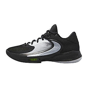 Nike Men's Zoom Freak 4 Basketball Shoes (Black/Black/White, us_Footwear_Size_System, Adult, Men, Numeric, Medium, Numeric_10)