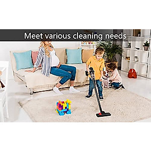 EFSHREE Stick Vacuum Cleaner 4-in-1 17000Pa Powerful Stick Vacuum with 600W Motor, Lightweight Handheld Vacuum Cleaners for Pet Hair Hard Floor and Carpet, Black