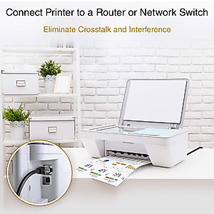 BlueRigger CAT 8 Ethernet Cable - 50FT Regular (RJ45, 40Gbps, 2000MHz, CAT8 Internet Cable) High Speed LAN Network Cable - Compatible with Game Consoles, HDTV, Router, PC