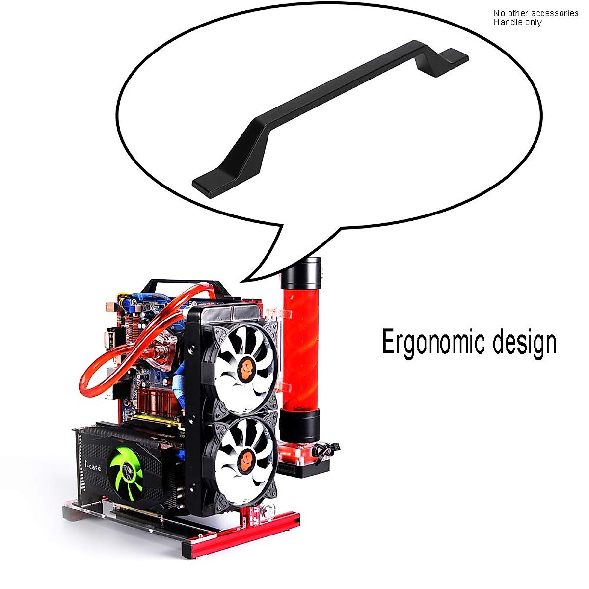 Handle for Chassis PC Handle for PC Test Bench, Open Frame PC Case Handle, PC Open Case ITX Handle, Grip for Open Frame ATX Case