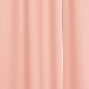 AK TRADING CO. 10 feet x 10 feet Polyester Backdrop Drapes Curtains Panels with Rod Pockets - Wedding Ceremony Party Home Window Decorations - Peach