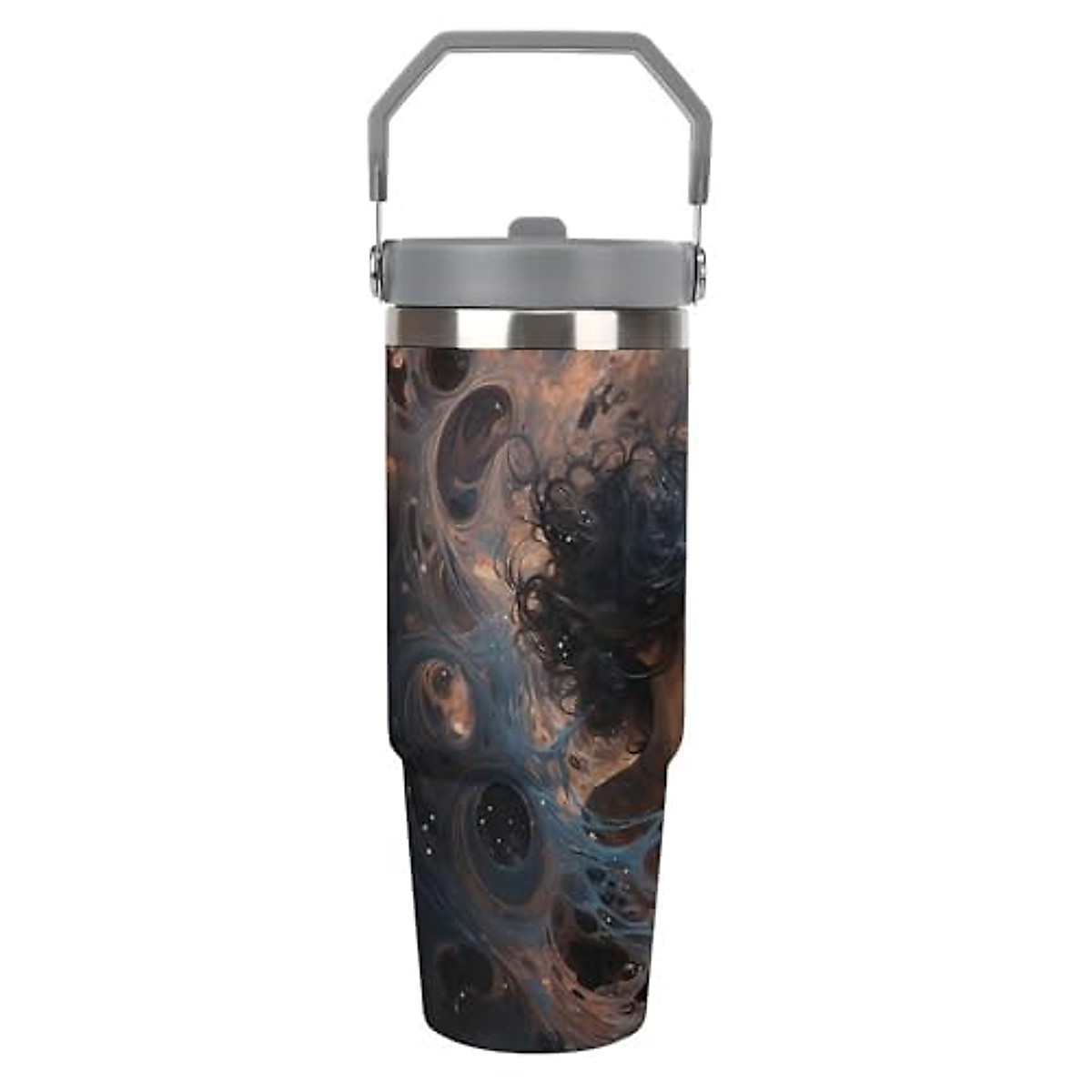 SYJTGDE Large Capacity Car Cup Black Hole in Space Fashionable Upgrade Car Cup Advanced And Beautiful Travel Cup