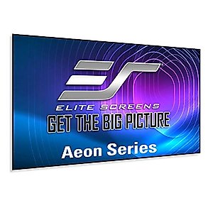 Elite Screens Aeon Series, 100-inch 16:9, 8K / 4K Ultra HD Home Theater Fixed Frame EDGE FREE Borderless Projector Screen, CineWhite UHD-B Front Projection Screen, AR100WH2