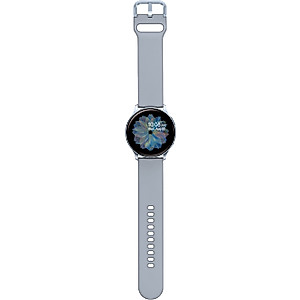Samsung Galaxy Watch Active 2 (40mm, GPS, Bluetooth) Smart Watch with Advanced Health Monitoring, Fitness Tracking, and Long Lasting Battery, Silver, SM-R830NZSCXAR (Renewed)