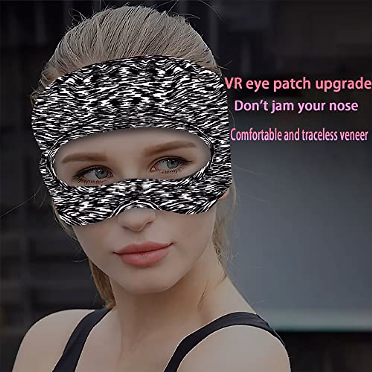 VR Eye Masks Sweat Band VR Face Cover Padding Home Adjustable Sizes for VR Workouts Use with Oculus Quest 2 Oculus Rift Playstation VR (3pcs)