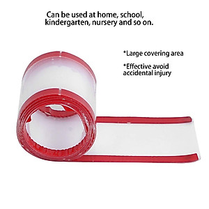 Finger Pinch Guard, Door Jam Door Hinge Protector Cover Finger Pinch Security Guard for Home Kindergarten Children (Frosted 120x10cm)