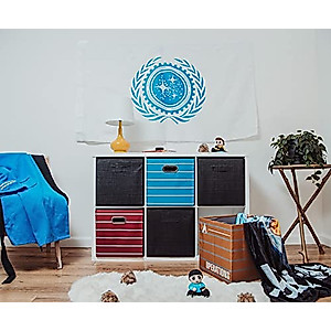 Star Trek: The Next Generation 13-Inch Fabric Storage Bin Cube Organizers, Set of 3