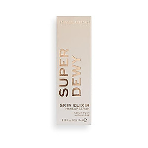 Makeup Revolution Superdewy Make Up Serum, Light Coverage Makeup Foundation, Leaves A Dewy Finish, Vegan & Cruelty Free