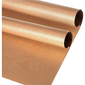 Teflon Sheets for Heat Press - 3 Pack Non Stick ANNAAKO Oven Liner Teflon Sheet Reusable 12 x 16" Teflon Paper Heat Resistant Teflon Mat(Brown)