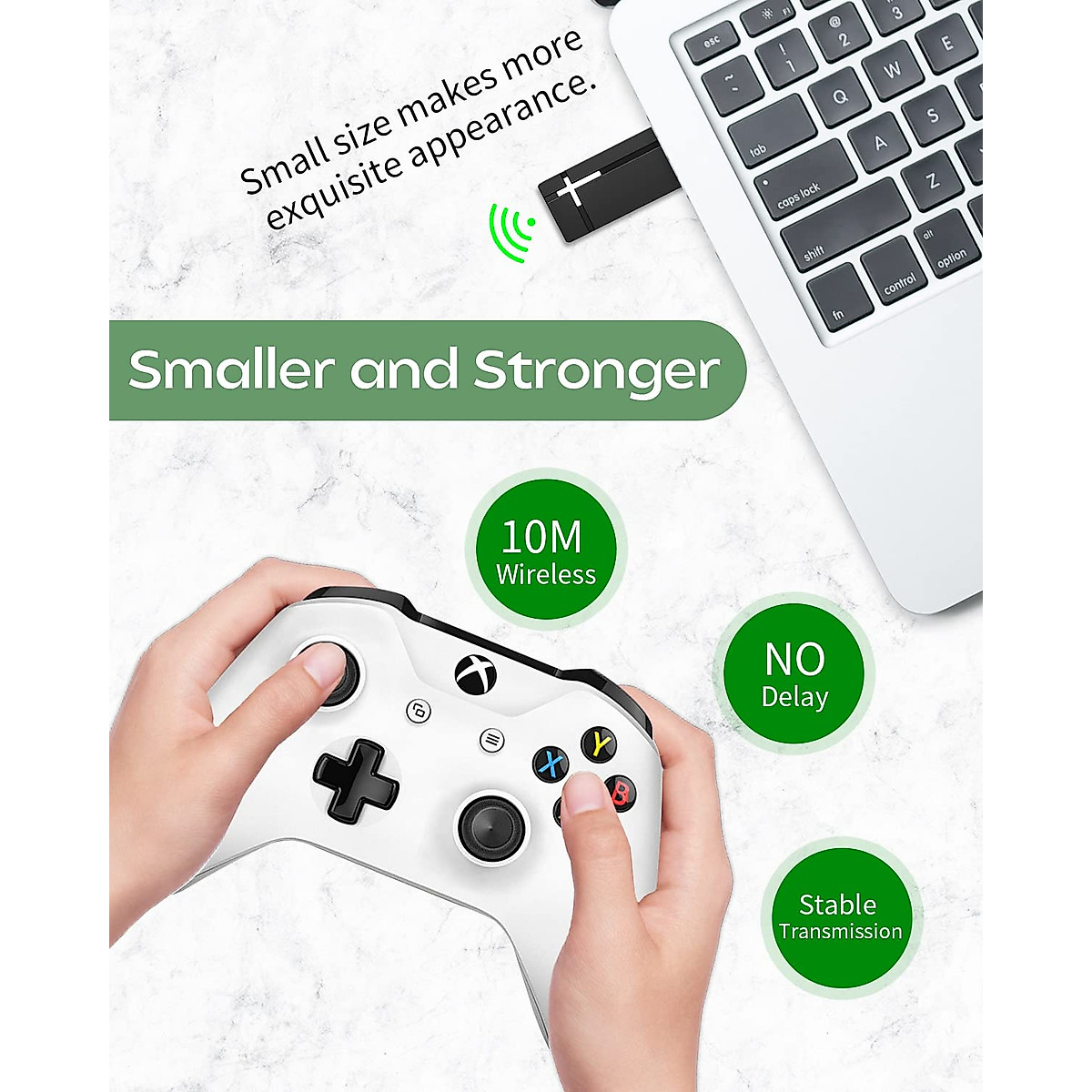 AOLION Controller Adapter Compatible with Xbox One Controller, Elite Series, Xbox One X, Xbox One S Controller
