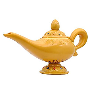 Spooktacular Creations Halloween Genie Lamp Costume Accessory Prop for Halloween Dress-up Party, Role Play, Cosplay, Holiday Decorations Gold