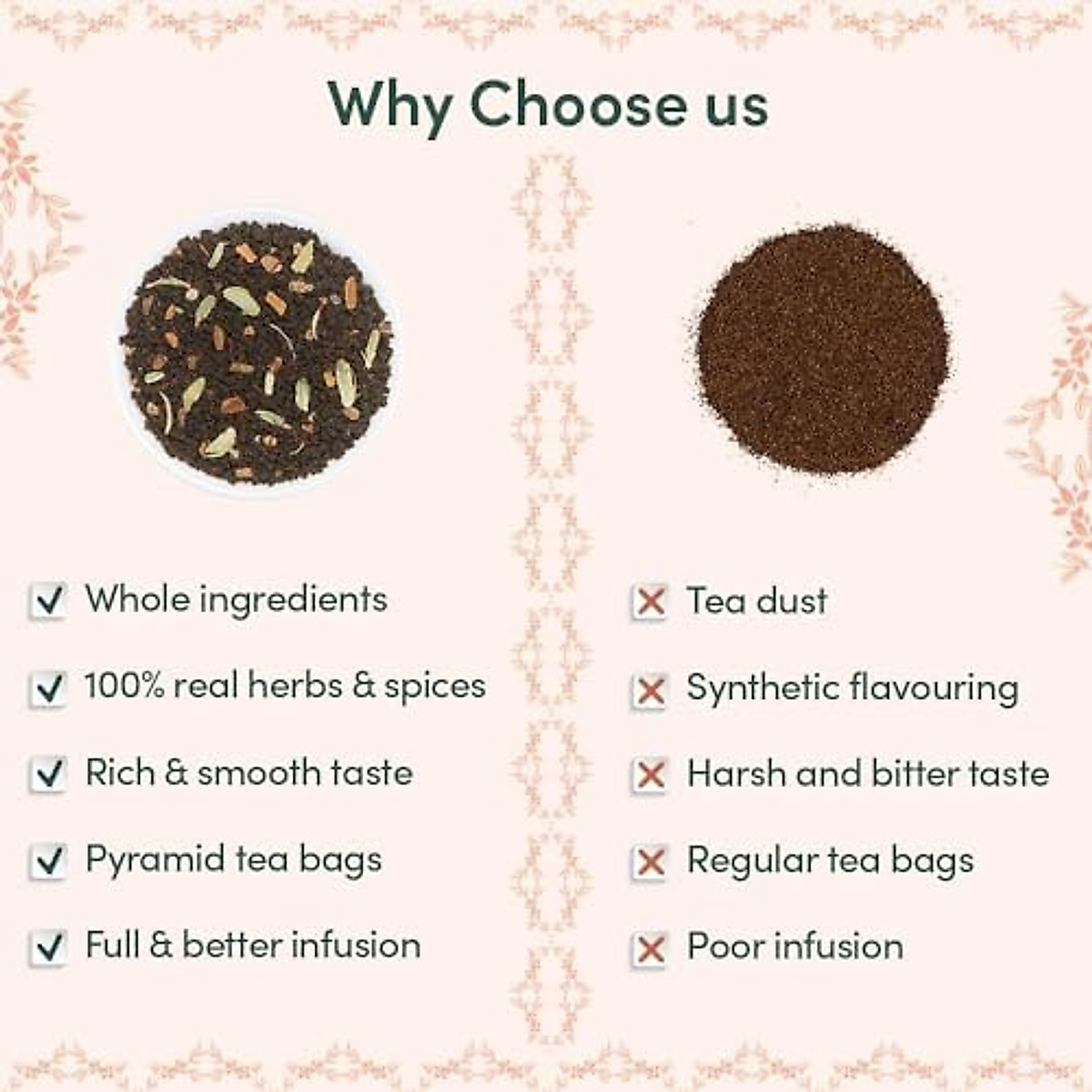 VAHDAM, Assorted Tea Gift Sets - Blush (3.17oz, 45+ Cups) 3 Loose Leaf Tea - Green Tea, Chai Tea | Gluten Free, Non GMO, Luxury Tea Set Box | Gifts for Women, Gifts for Men, Gifts for Him/Her