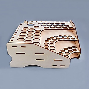 DTOWER Paint Organizer Storage Rack Model Tool Rack Dropper Bottle Drawer Organizer