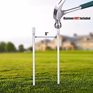 Kichwit Video Surveillance Sign No Trespassing Reflective Metal Sign, Aluminum Yard Sign with Stakes, 11.8" x 11.8"