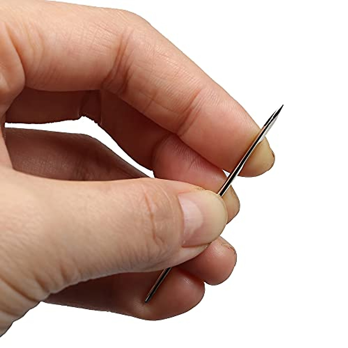 Eketirry Hand Sewing Needle Kit, Heavy Duty Household Hand Needles for for Upholstery, Carpet, Leather, Canvas Repair (5 Pieces)