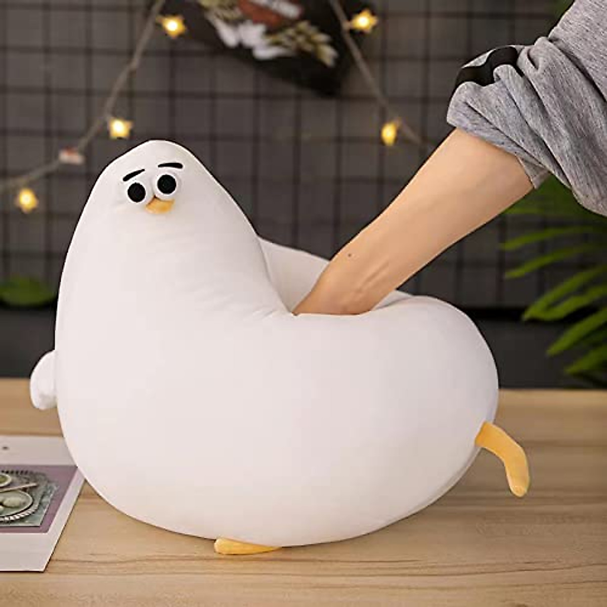 Hgplvxj Cute Fat Chicken Plush Toy, Soft Mother Hen Plush Pillow, Chicken Stuffed Animal Birthday for Kids(10.23inch)