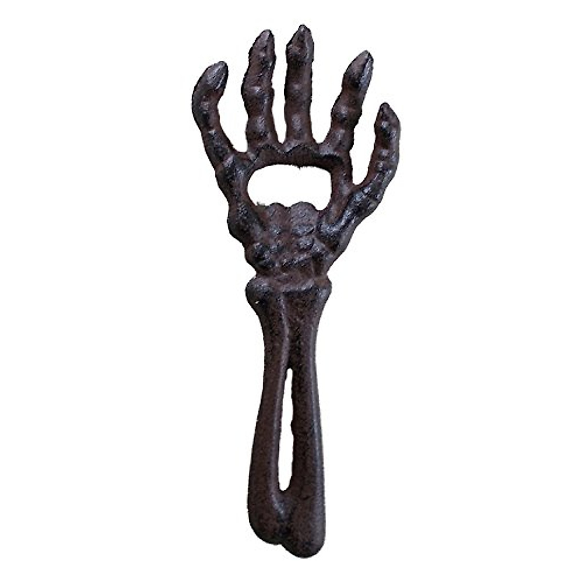 Upper Deck Cast Iron Skeleton Hand Themed Beverage Bottle Opener