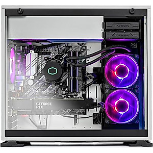 Skytech Shiva Gaming PC Desktop – Intel Core i7 12700F 2.1 GHz, NVIDIA RTX 4060, 1TB NVME SSD, 16GB DDR4 RAM 3200, 650W Gold PSU, 240mm AIO, 11AC Wi-Fi, Windows 11 Home 64-bit