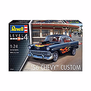 Revell 07663 1:24 '56 Chevy Custom Plastic Model Kit 1/24
