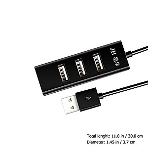 OSALADI USB Hub USB Hub USB Hub USB Hub USB Hub USB Cable High Speeds 4 Port USB 2. 0 Multi HUB Splitter Expansion Cable Adapter USB A Hub USB Cable USB Cable USB Cable USB Cable USB Cable