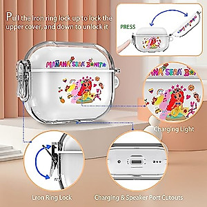 AOLDHYY ana Sera Bonito Case for Airpods Pro 2/ Pro Case with Lock Garden Sculpture Outdoor Decoration