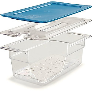 Carlisle FoodService Products 1021507 StorPlus Full Size Polycarbonate Drain Shelf, Clear