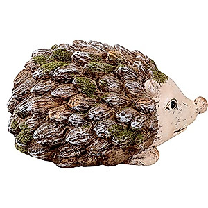 Sunnydaze Hazel The Hedgehog Garden Statue Decor - Hand-Painted Sculpture for Patio, Lawn, Garden and Indoor Living Spaces - 7-Inch