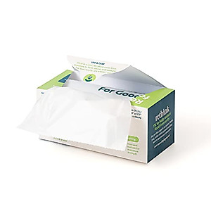 for: good Compostable 3 Gallon Food Scrap Bags – Biodegradable Compost Bin Liner – Extra Strong, Tear and Leak Resistant Food Waste Bags, 25 Count, None