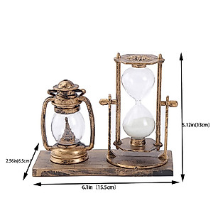 FEMUN,Hourglass Timer,Timer Sand,Visual Timer,Hourglass Sand Timer,Sand Glass Timer,Hour Glass with Sand,Quicksand Decor,Office Desk Decor,Can be Applied to Restaurants, Fitness Sports, Learning.