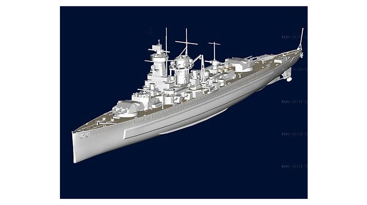 Trumpeter 1/700 German Admiral Graf Spee Pocket Battleship 1939 Model ...
