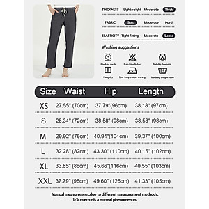Gihuo Women's Sherpa Lined Sweatpants Winter Warm Fleece Lined Sweatpants with Pockets Fleece Jogger Pants Athletic(2# Dark Grey, X-Large)