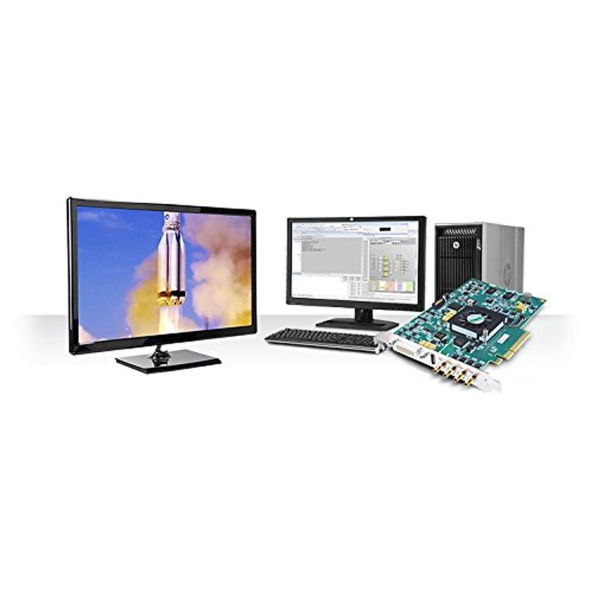 Aja KONA 4 8-Lane PCIe 2.0 Video and Audio Desktop I/O Card, 4K/UltraHD 4:2:2 and 4:4:4 Video Output