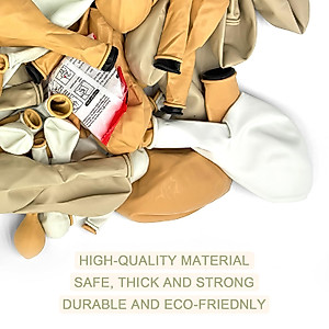 Double Stuffed Neutral Beige And White Sand Balloons Garland Blush Ivory Apricot Balloons Cream White Sand Balloons Arch Kit For Baby Shower Gender Reveal Birthday Boho Party Decorations