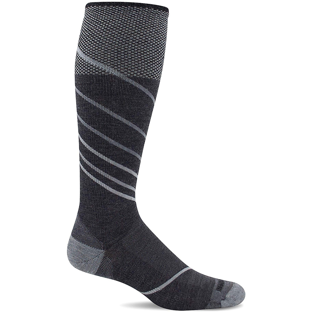 Sockwell Men's Pulse Firm Graduated Compression Sock, Charcoal - Medium/Large