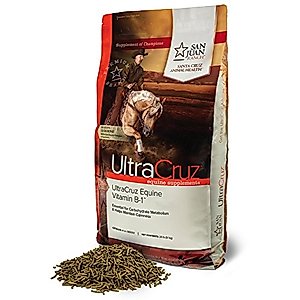 UltraCruz Equine Vitamin B-1 Supplement for Horses, 20 lb, Pellet (335 Day Supply)