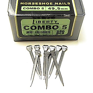 Liberty 5 Combo Horseshoe Nails 250 Count Box