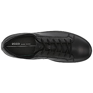 ECCO Women's Soft Classic Sneaker, Black, 9-9.5