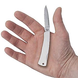 Case WR XX Pocket Knife Brushed Stainless Executive Lockback Item #004 - (M1059L SS) - Length Closed: 3 1/8 Inches