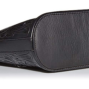 Mauzari Women's Small Leather Shoulder Bag (Obsidian)