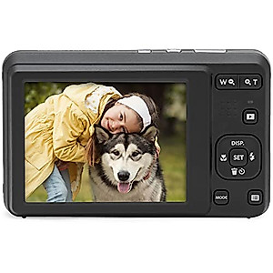 Kodak PIXPRO FZ55 Digital Camera, Blue Bundle with Lexar 32GB High-Performance 800x UHS-I SDHC Memory Card + Deco Photo Point and Shoot Field Bag Camera Case