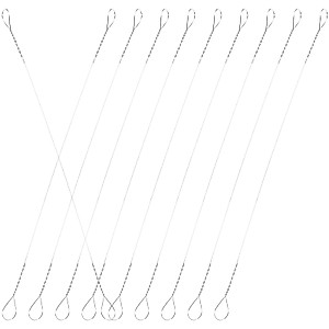 Cheese Cutter Wire Cheese Slicer Wire Replacement 10PCS Stainless Steel Cheese Cutter Replacement Cheese Wire Pie Slicers for Home Kitchen Restaurant Party Cutting Supplies