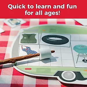 MindWare Slappy Camper Strategy Game - Think Fast and Fill Your Camper – for 2-4 Players – Ages 5 and Up
