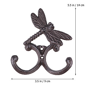 GANAZONO Unique Animal Shape Iron Wall Hook Coat Hanger for Home Office Door Back Wall Hanging Hook